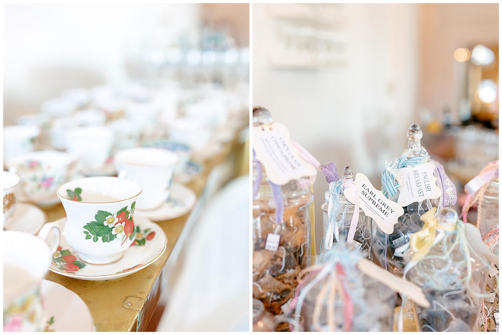Tea party themed Boston bridal shower