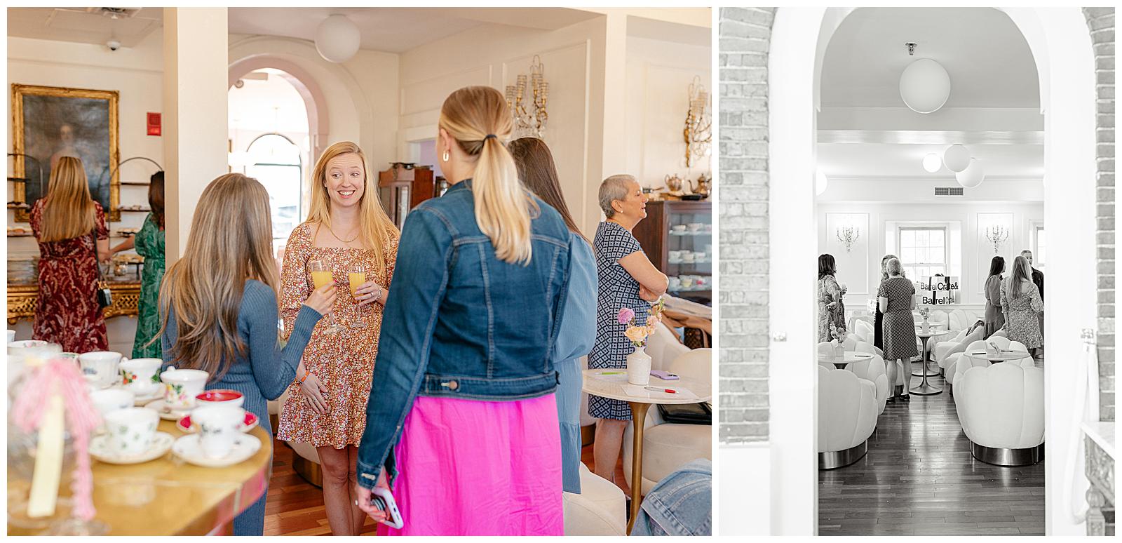 Tea party themed Boston bridal shower