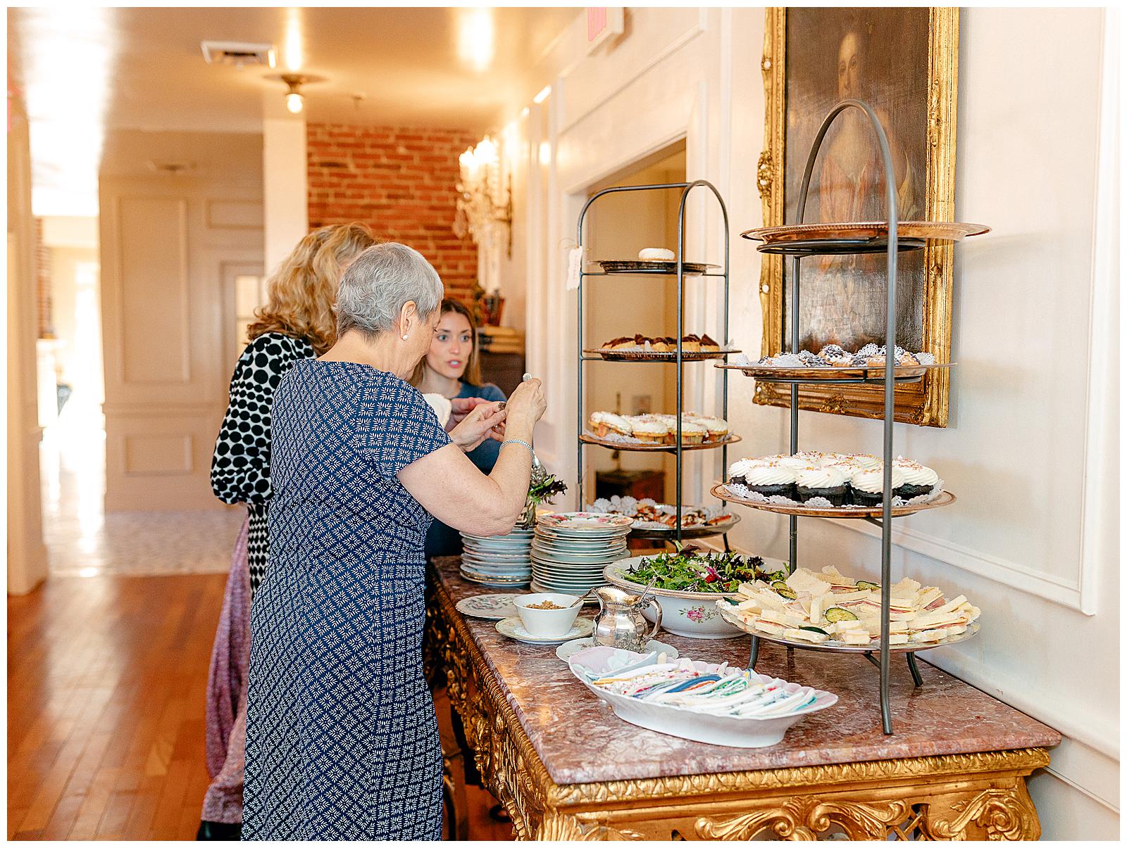 Tea party themed Boston bridal shower