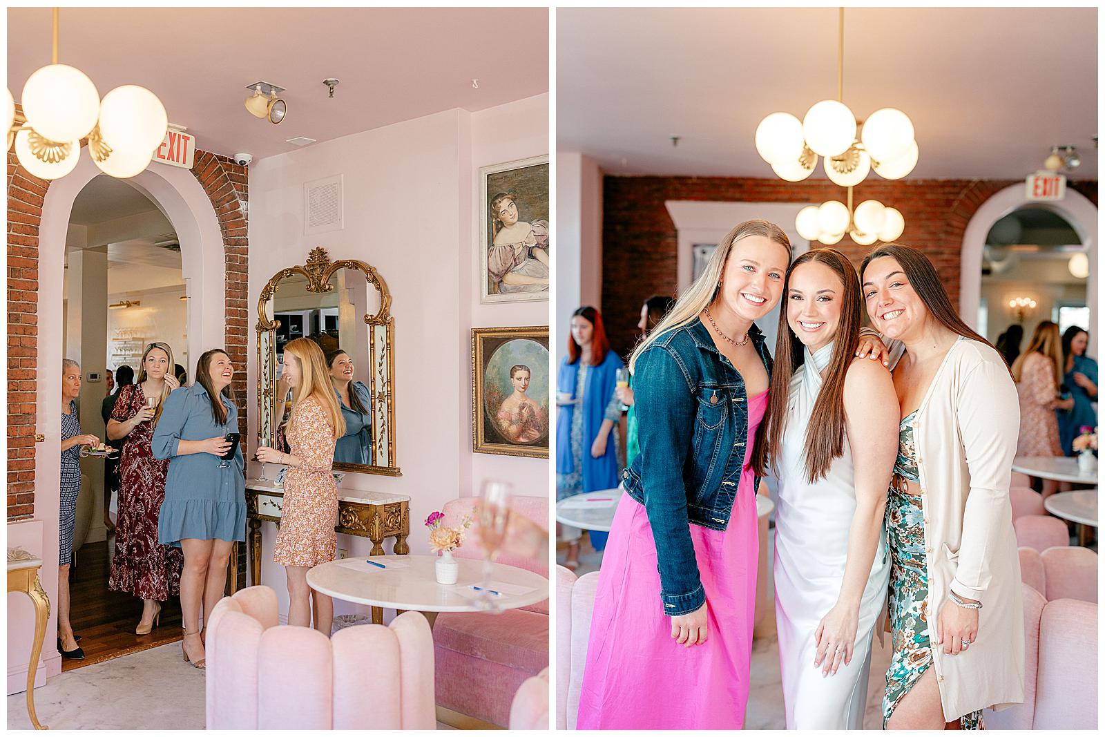 Tea party themed Boston bridal shower